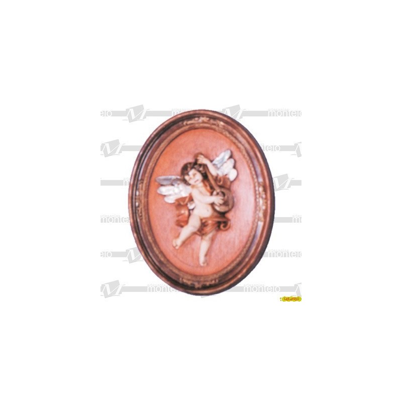 Plafón Ángel Violín Resina (sin decorar) 30x23 cm