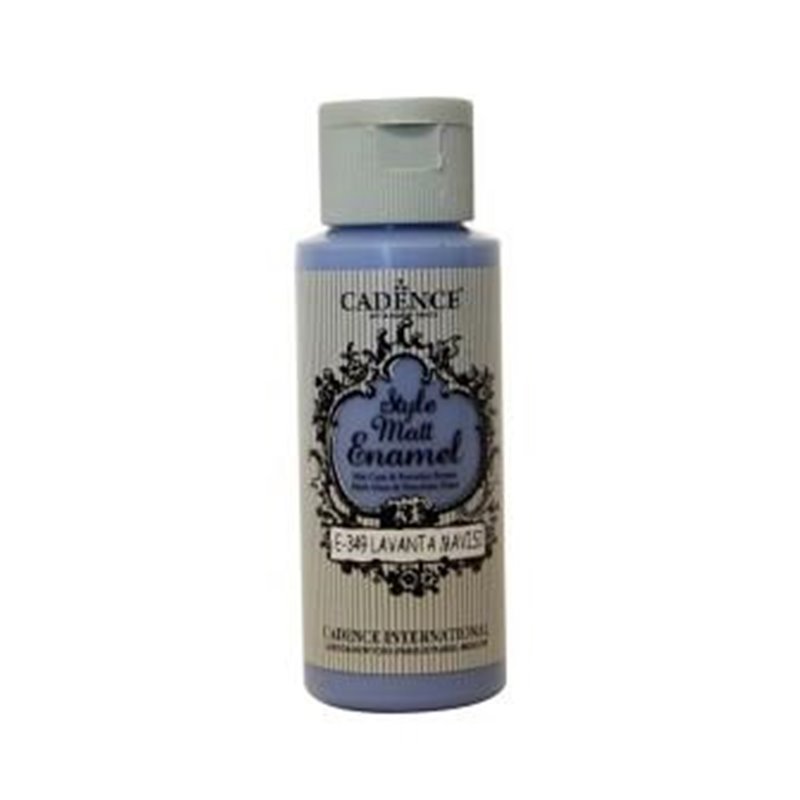 Style Matt Cadence Enamel Porcelana Y Cristal Lavender Blue