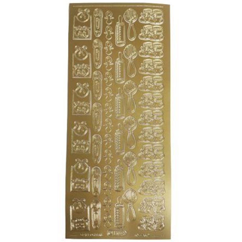 Adhesivo decorativo Starform Dorado Infantil