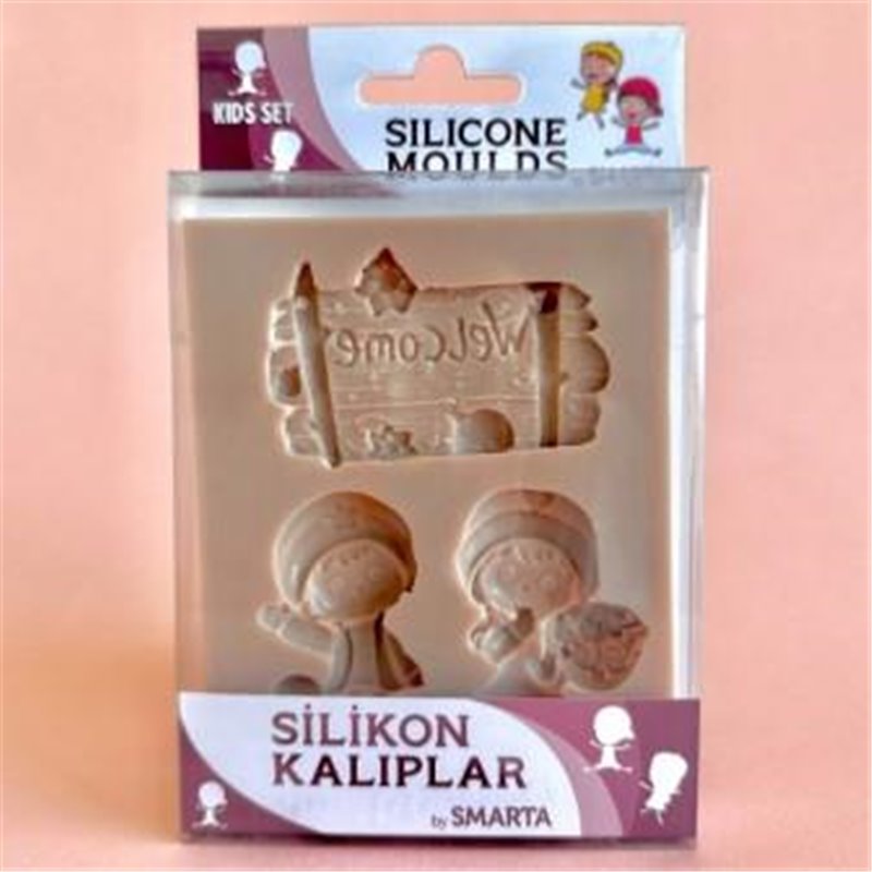 Molde de Silicona Smarta Kids. De Artesanías Montejo