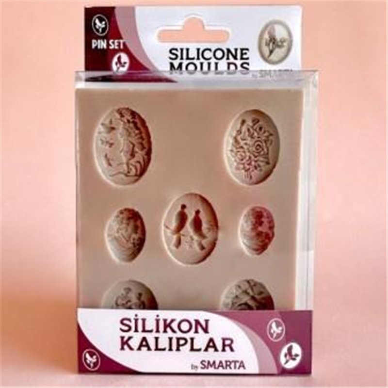 Molde de Silicona Smarta Jewellery Pin Set. De Artesanías Montejo