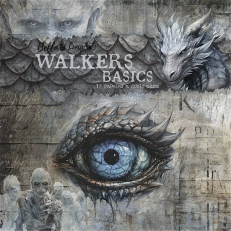 Colección "WALKERS BASICS" 8X8" . Bella Luna Crafts