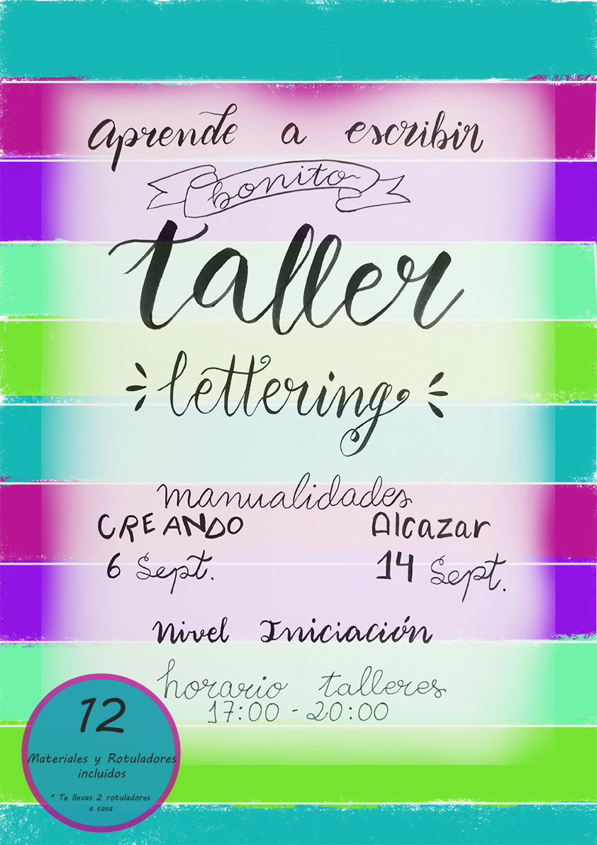 Curso Repaso e Iniciación al Lettering