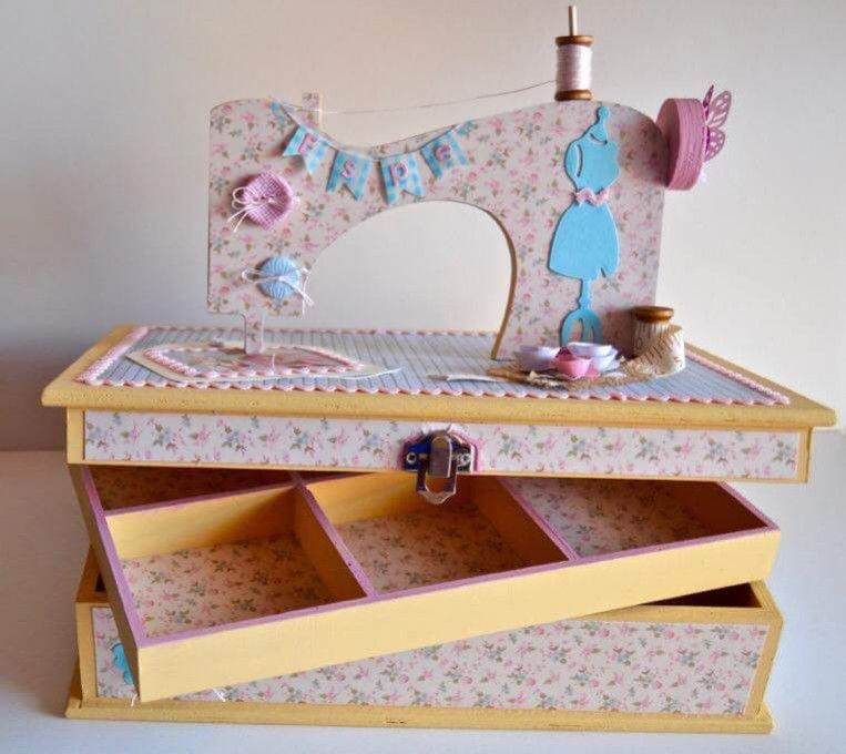 Costurero decorado en Nuestros Curso
